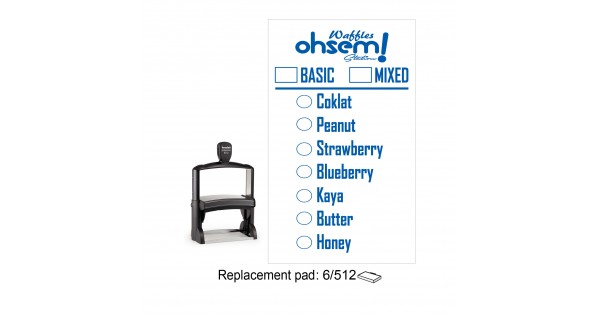 Trodat Heavy Duty 5212 Self Inking Stamp 116x70mm